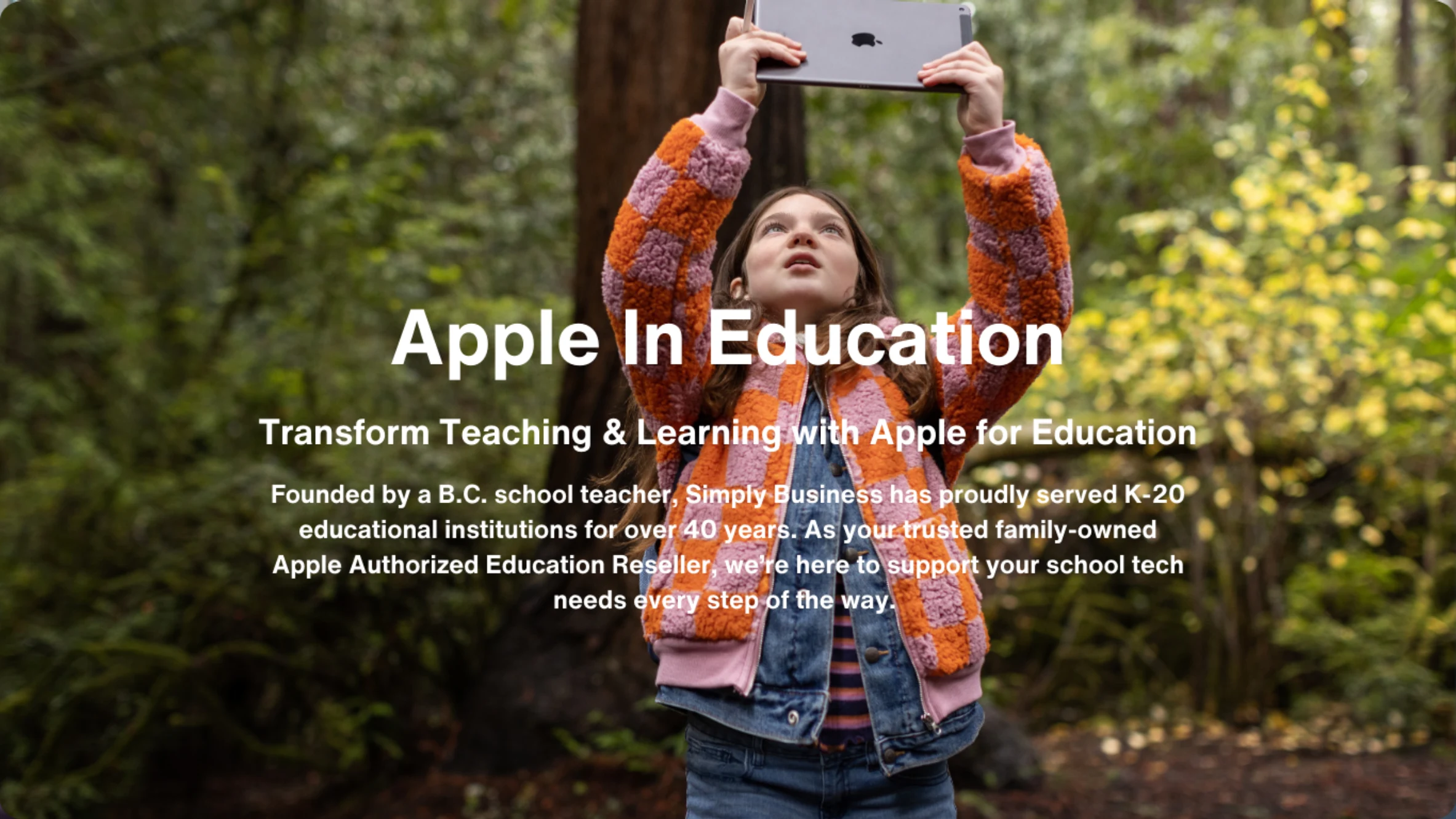 Apple for Education: MacBooks & iPads for Schools - Simply Business